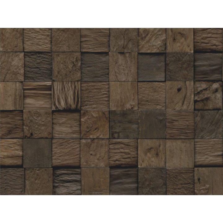 3D-seinäpaneeli Indo Teak Classic Cube Sulawesi 55 | BAUHAUS